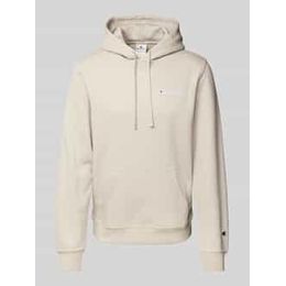 Champion Hoodie mit Label-Stitching