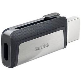 Sandisk USB-Stick Ultra Dual Drive USB Type-C silber, grau 64 GB