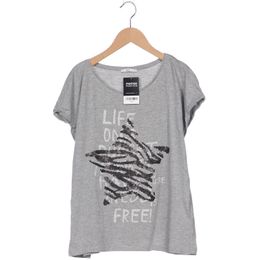 EDC by Esprit Damen T-Shirt, grau, Gr. 42