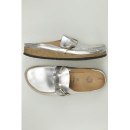 Birkenstock Damen Sandale, silber, Gr. 42