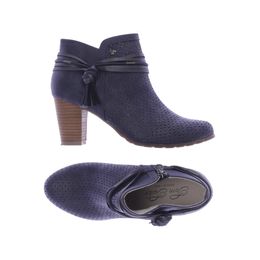 Tom Tailor Damen Stiefelette, marineblau, Gr. 37