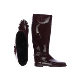 Armani Jeans Damen Stiefel, bordeaux, Gr. 39