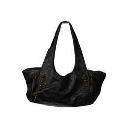 Abro Damen Handtasche, braun, Gr.