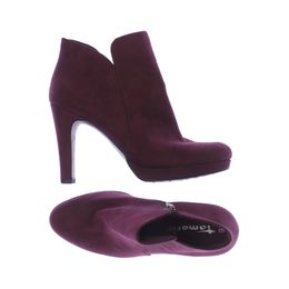 Tamaris Damen Stiefelette, bordeaux, Gr. 36