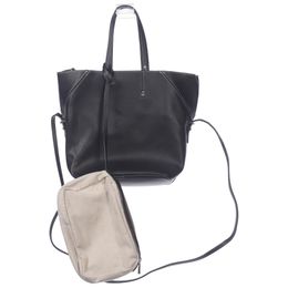 Zara Damen Handtasche, schwarz, Gr.