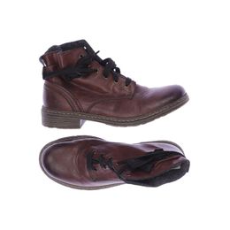 Rieker Damen Stiefelette, rot, Gr. 39