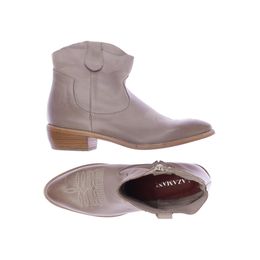 Lazamani Damen Stiefelette, beige, Gr. 39