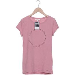 Tom Tailor Denim Damen T-Shirt, pink, Gr. 38