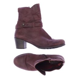 Think! Damen Stiefelette, bordeaux, Gr. 41