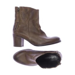 Lazamani Damen Stiefelette, braun, Gr. 37