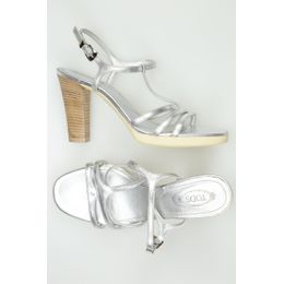 Tod's Tod's Damen Sandale, silber, Gr. 8.5