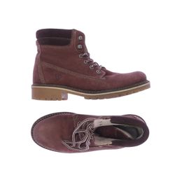 Tamaris Damen Stiefelette, bordeaux, Gr. 40