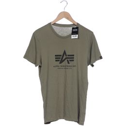 Alpha Industries Herren T-Shirt, grün, Gr. 52