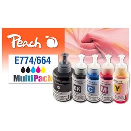 Peach Spar Pack Tintenpatronen ersetzt Epson No. 664, No. 774