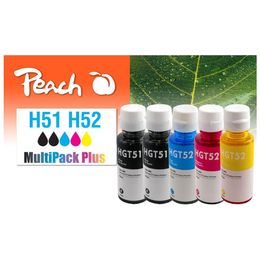 Peach Spar Pack Plus Tintenpatronen ersetzt HP GT51, GT52