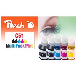 Peach Spar Pack Plus Tintenpatronen, ersetzt Canon GI-51