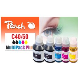 Peach Spar Pack Plus Tintenpatronen, ersetzt Canon GI-40, GI-50