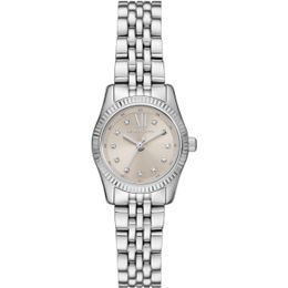 Quarzuhr Michael Kors "PETITE LEXINGTON" Armbanduhren silberfarben Damen Armbanduhr, Damenuhr, Edelstahlarmband, analog, Glassteine