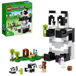 Konstruktionsspielsteine Lego "Das Pandahaus (21245), Lego Minecraft" Spielbausteine bunt Kinder Made in Europe