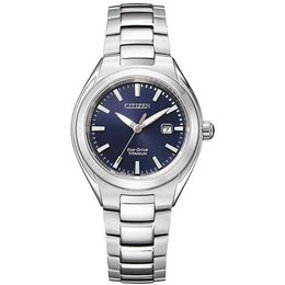 Solaruhr Citizen "Super Titanium, EW2610-80L" Armbanduhren silberfarben Damen Armbanduhr, Damenuhr, Titanarmband,bis 10 bar wasserdicht,Saphirglas