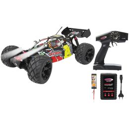 RC-Monstertruck Jamara "Lextron Desertbuggy 4WD" Fernlenkfahrzeuge bunt Kinder 1:10, 2,4 GHz, mit LED