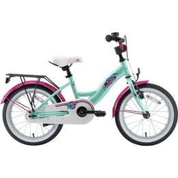 Kinderfahrrad Bikestar "Classic" Fahrräder Gr. 24cm, 16 Zoll (40,64cm), grün (mint) Kinder