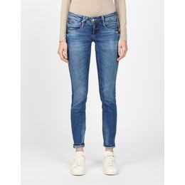 Skinny-fit-Jeans Gang "94NENA" Gr. 26, N-Gr, blau (vint used blue) Damen Jeans mit modischer Waschung