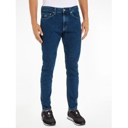 Slim-fit-Jeans Tommy Jeans "SCANTON Y" Gr. 32, Länge 30, blau (dark medium 1a5) Herren Jeans im 5-Pocket-Style