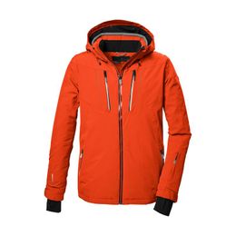 Killtec Skijacke »KSW 46 MN SKI JCKT« dunkelorange XXL XXL Herren Funktionsjacke mit abzippbarer Kapuze