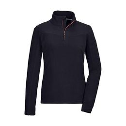 Killtec Fleecepullover »KSW 317 WMN FLC SHRT« schwarz 44 44 Damen Fleeceshirt mit Stehkragen