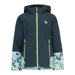 Ziener Skijacke &raquo;AMAJA&laquo; dunkelgr&uuml;n 152 152 funktionelle, wattierte Skijacke f&uuml;r M&auml;dchen (PFC-frei)