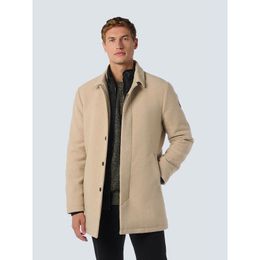 NO EXCESS Parka »Jacke Long Fit mit abnehmbarer Front« dunkelbeige XXL XXL Gefertigt aus einer hochwertigen Wollmischung