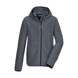 Killtec Fleecejacke »KOW 364 BYS KNTFLC JCKT« graublau 152 152 Kinder Strickfleecejacke