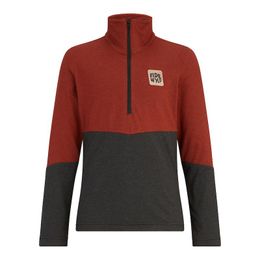 Ziener Sweatshirt &raquo;JARPS&laquo; braun 116 116 funktioneller, w&auml;rmender Midlayer f&uuml;r Kinder