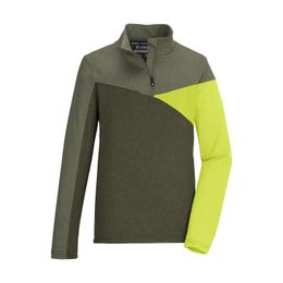 Killtec Langarmshirt &raquo;KSW 381 BYS LS SHRT&laquo; olivgr&uuml;n 176 176 Kids Funktionsshirt mit Stehkragen