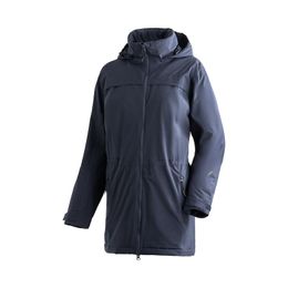 Maier Sports Funktionsmantel »Metor Coat W« Damen Mantel, Outdoormantel wind/wasserdicht, 4 geräumige Taschen dunkelblau 42 42 Wärmender...