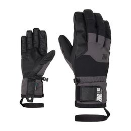 Ziener Skihandschuhe &raquo;GONNO AS&laquo; schwarz M M trendiger, junger ZNR Skihandschuh