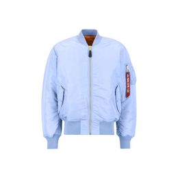 Alpha Industries Bomberjacke »Men - Bomber Jackets MA-1 Heritage« light blue S S Flight Nylon Stoff