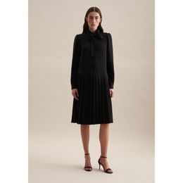 Seidensticker Sommerkleid &raquo;Schwarze Rose&laquo; Langarm Kragen Uni schwarz 3XL (46) - Normalgr&ouml;&szlig;en Normalgr&ouml;&szlig;en 3XL (46) Passform: Regular