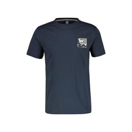 Lerros T-Shirt »Herren T-Shirt mit kleinem Mottoprint« CLASSIC NAVY S S Klassischer Rundhalsausschnitt