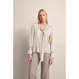 Bugatti Langarmbluse mit leichtem Glanz beige 44 44 100 % Viskose