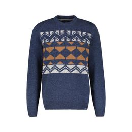 Lerros Strickpullover »Strickpullover mit Jacquardmuster« CLASSIC NAVY 6XL 6XL Modisches Jacquardstrickmuster
