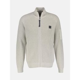 Lerros Strickjacke &raquo;Strickjacke f&uuml;r Herren, grob gerippt&laquo; BROKEN WHITE MELANGE M M Klassisch, moderne Strickjacke
