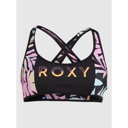 Roxy Bandeau-Bikini-Top »Active« Anthracite Zebra Jungle S - Cup B Cup B S Material: Mischgewebe aus recyceltem...