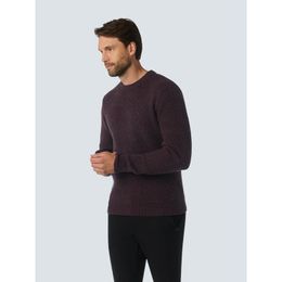NO EXCESS Rundhalspullover &raquo;Weicher Stretch-Pullover&laquo; aubergine XXL XXL Pullover mit Rundhalsausschnitt f&uuml;r M&auml;nner