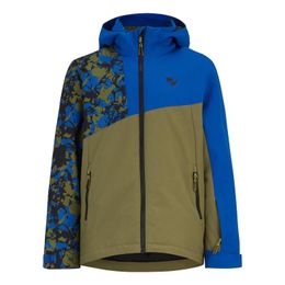 Ziener Skijacke &raquo;ANZO&laquo; olivgr&uuml;n 176 176 funktionelle, wattierte Skijacke f&uuml;r Jungen (PFC-frei)