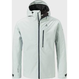 Schöffel SCHÖFFEL Outdoorjacke »Ski Jacket Style Nollen MNS« mit Kapuze 7005 - grün 48 48 Atmungsaktiv & wasserdicht dank versiegelter Nähte