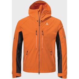 Schöffel SCHÖFFEL Outdoorjacke »Softshell Jacket Matrei M« mit Kapuze 5845 - gelb 54 54 Hohe Atmungsaktivität und Feuchtigkeitstransport