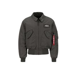 Alpha Industries Bomberjacke »Men - Bomber Jackets CWU-45 Heritage« rep.grey L L Flight Nylon Stoff