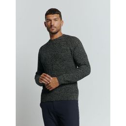 NO EXCESS Rundhalspullover &raquo;Farbiger Rippenpullover&laquo; nachtblau XXL XXL Modischer Rundhalsausschnitt